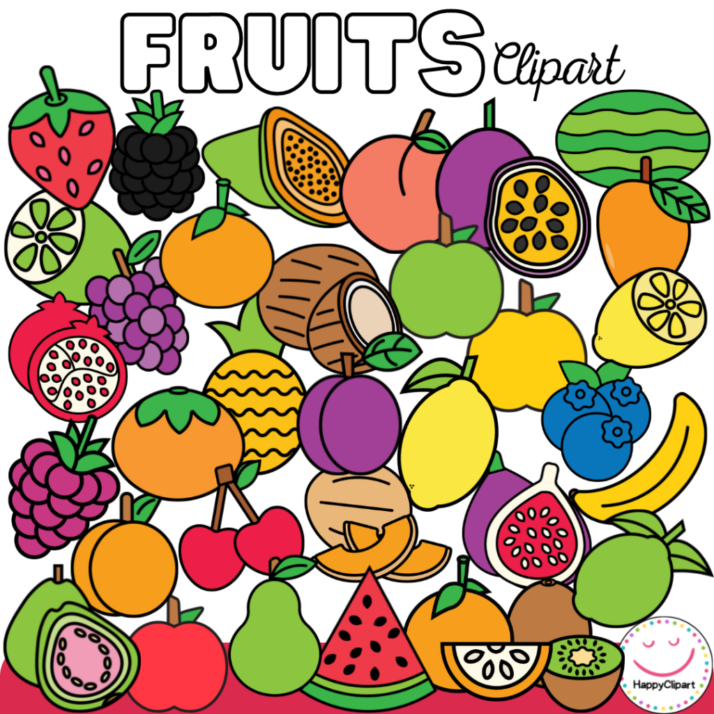 Fruits and Vegetables Clipart BUNDLE | Made By Teachers