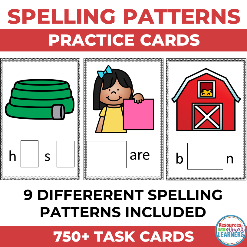 Spelling Patterns Practice Word Cards Made By Teachers Spelling Patterns Practice Word Cards Made By Teachers