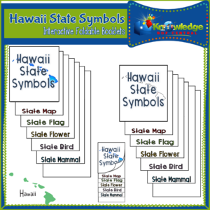 Hawaii State Symbols Interactive Foldable Booklets | Made By Teachers