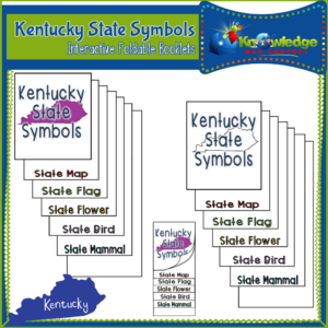 Kentucky State Symbols Interactive Foldable Booklets | Made By Teachers