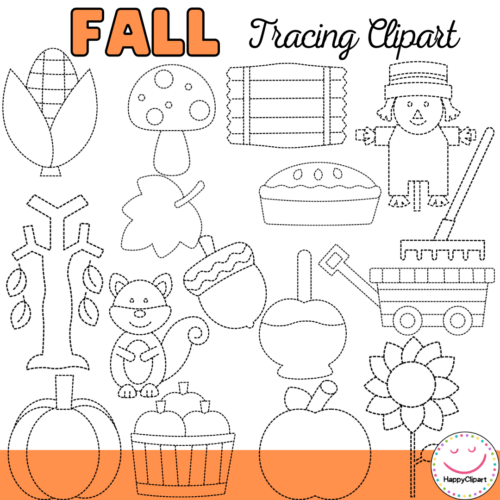 Seasons tracing clipart | Made By Teachers