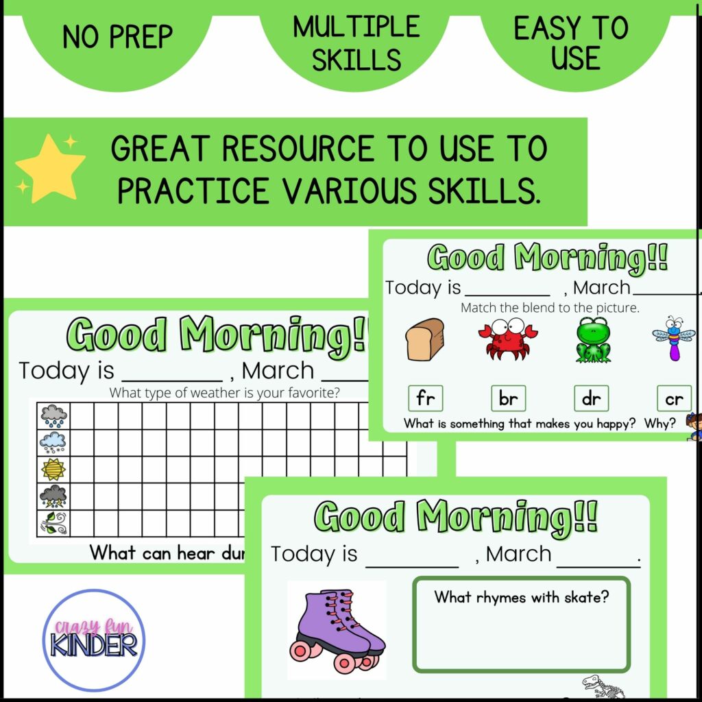 March Morning Meeting for Google Slides | Made By Teachers