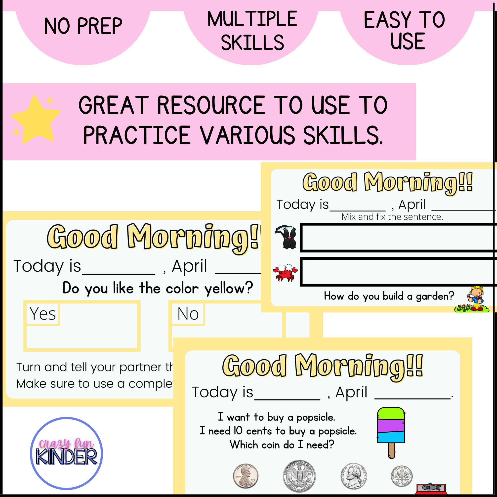 April Morning Meeting for Google Slides | Made By Teachers