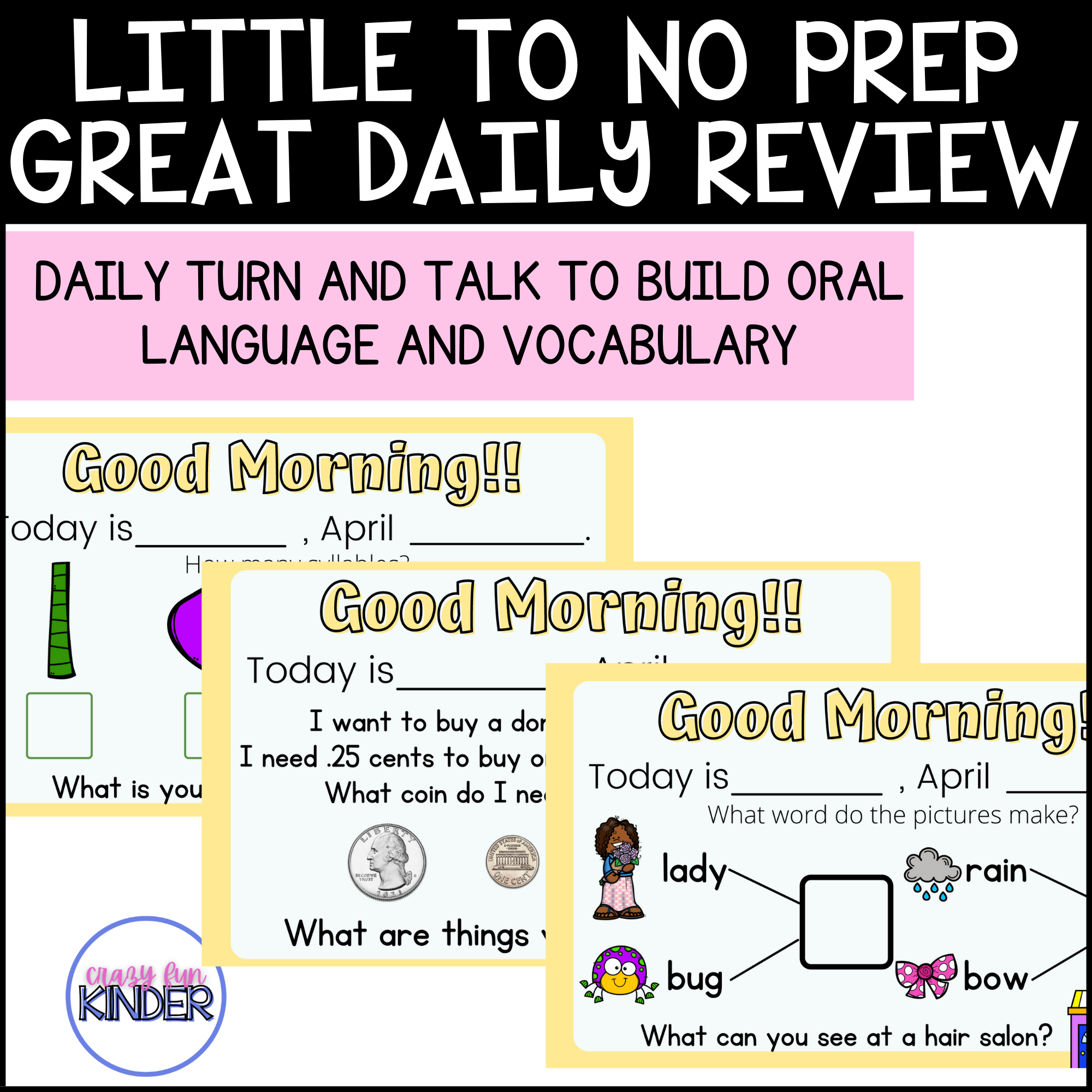 April Morning Meeting for Google Slides | Made By Teachers