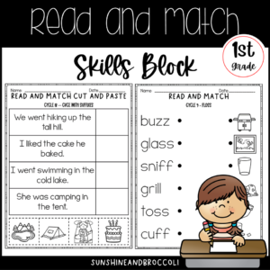 Read and Match | Skills Block | 1st Grade | Made By Teachers