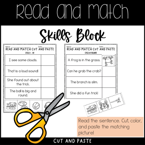 Read and Match | Skills Block | 1st Grade | Made By Teachers