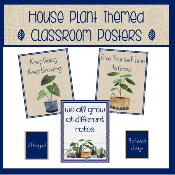 Classroom Posters - Houseplants | Made By Teachers