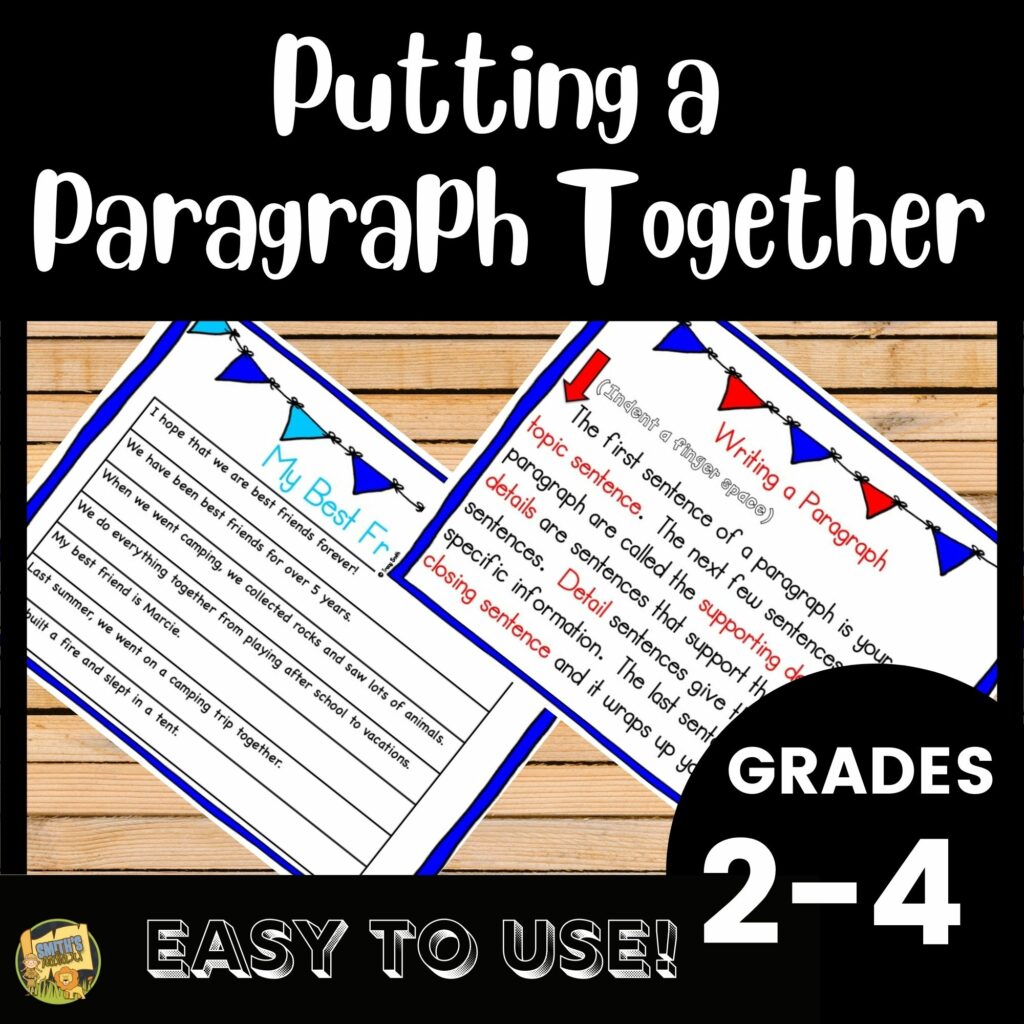 Putting A Paragraph Together How To Write A Paragraph Paragraph 