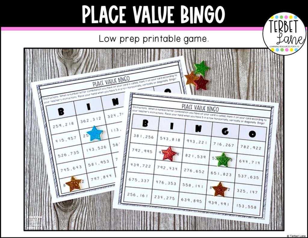 Place Value Bingo Math Game | Made By Teachers