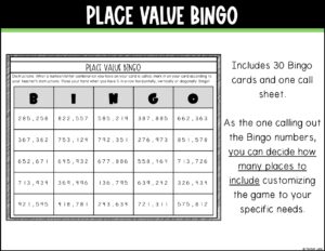 Place Value Bingo Math Game | Made By Teachers