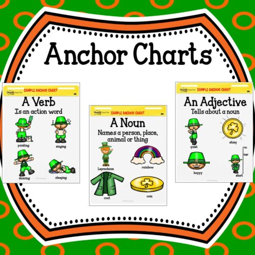 Nouns Verbs Adjectives | St. Patrick’s Day Center | Worksheets | March ...