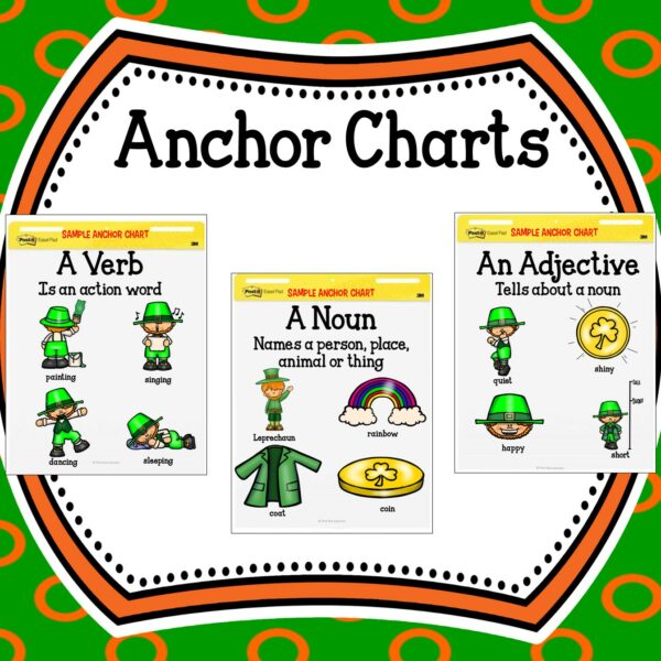 Nouns Verbs Adjectives | St. Patrick’s Day Center | Worksheets | March ...