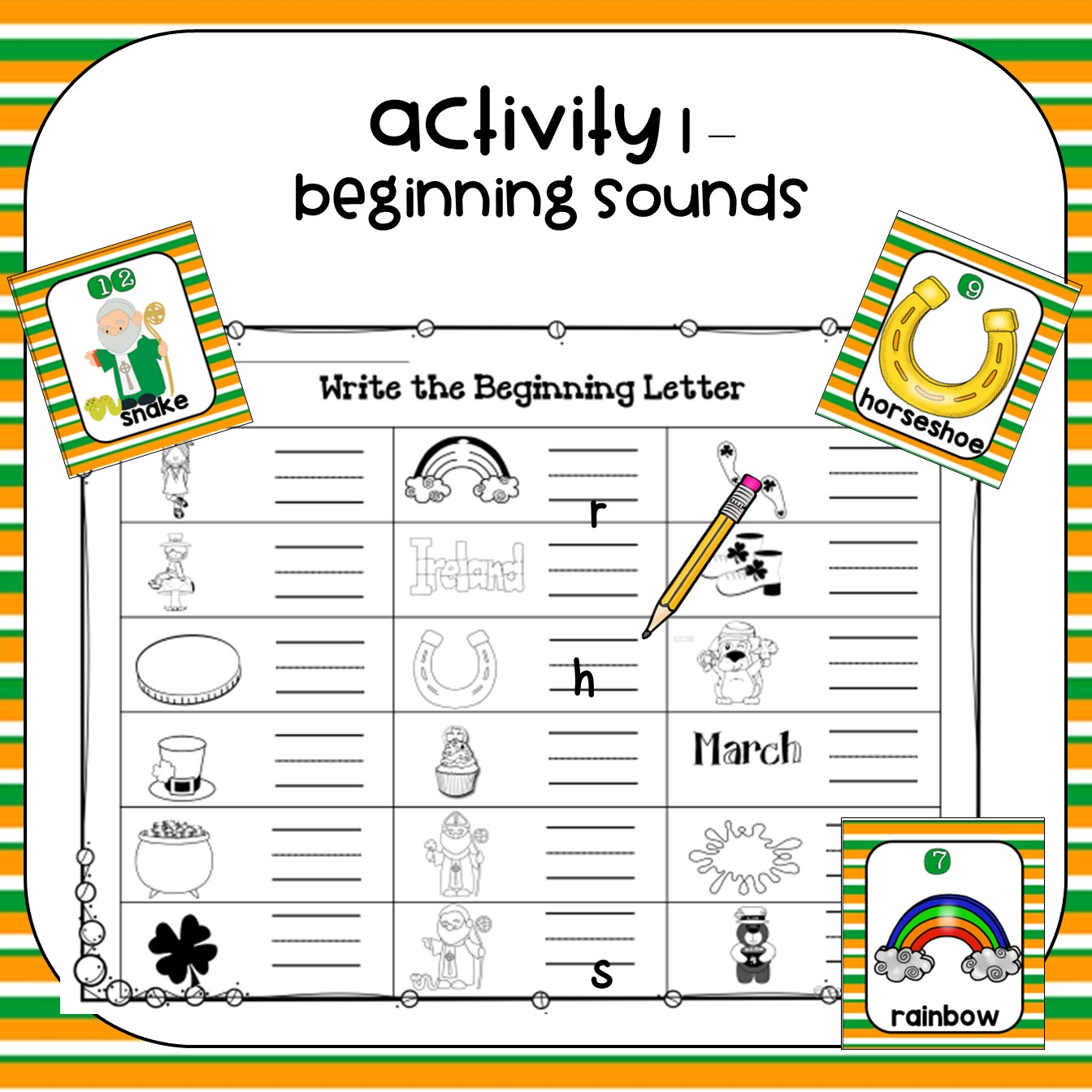 Write the Room Center St. Patrick’s Day - Themed Activities For ...