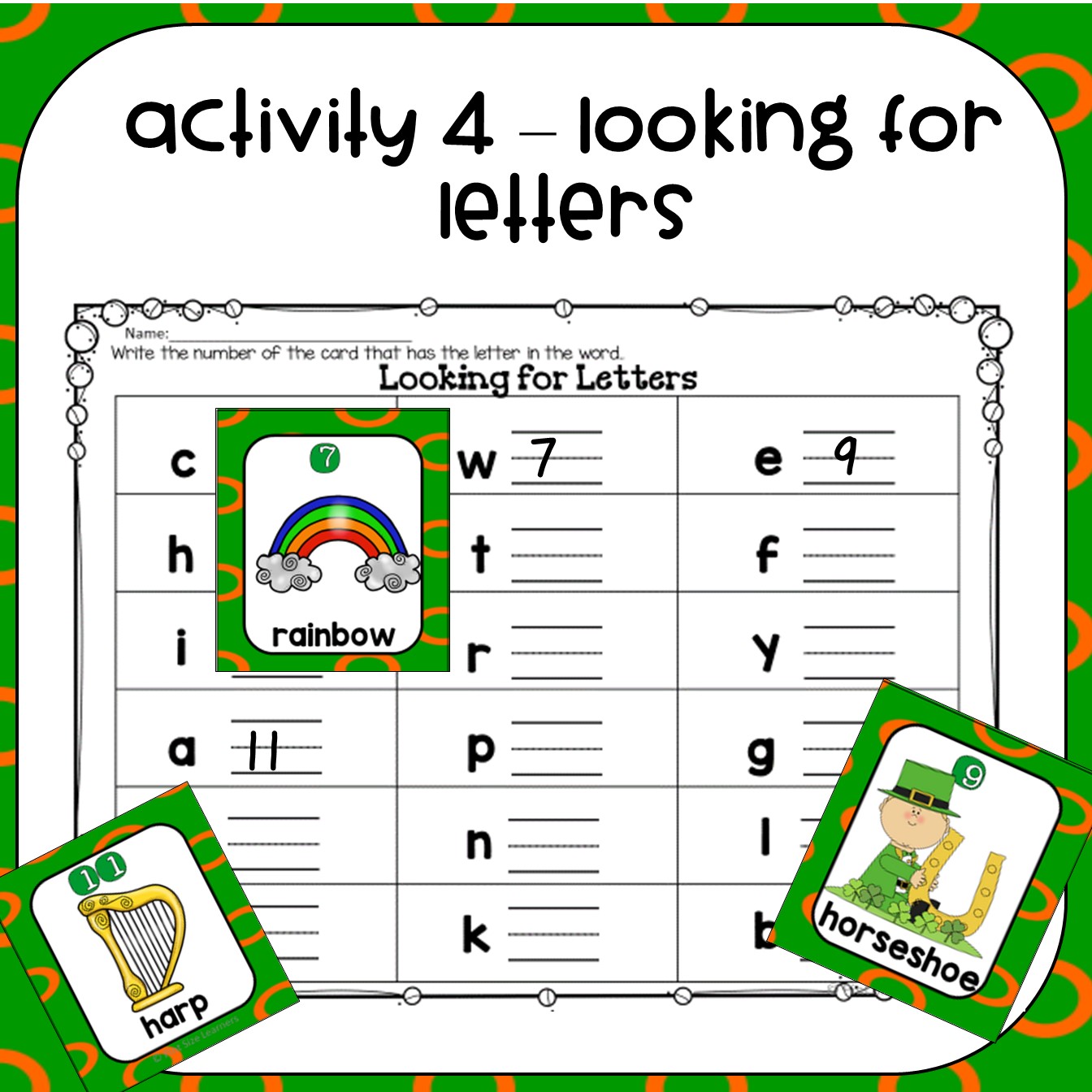 Write the Room Center St. Patrick’s Day - Themed Activities For ...