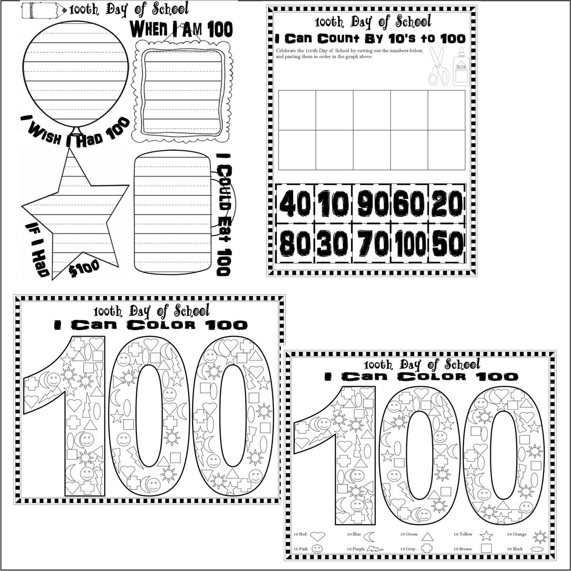 100th Day 100 Days of School Worksheets | Made By Teachers