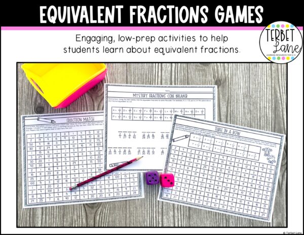 Equivalent Fractions Math Games | Made By Teachers