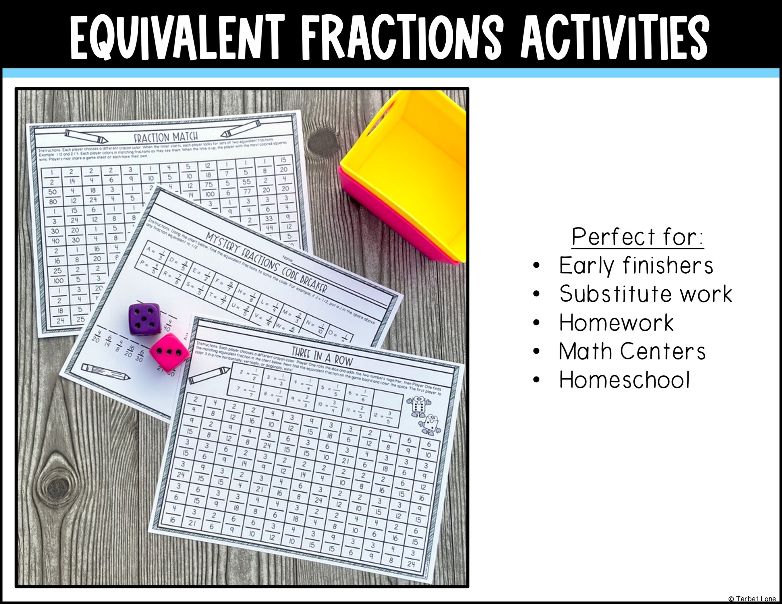 Equivalent Fractions Math Games | Made By Teachers