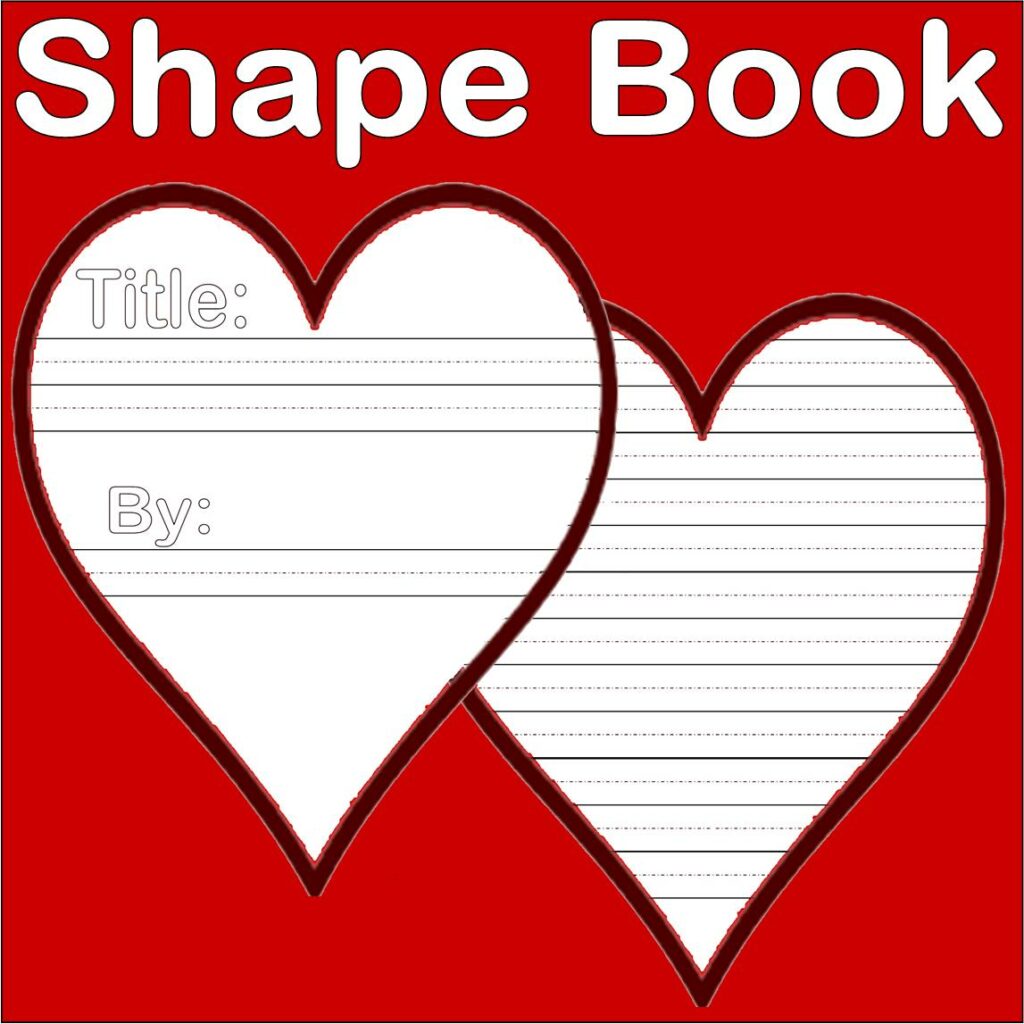 Heart Shape Book Valentine's Day Writing Craft | Made By Teachers
