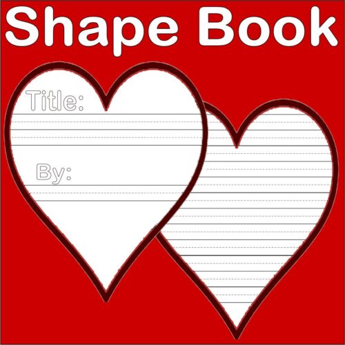 Heart Shape Book Valentine's Day Writing Craft | Made By Teachers