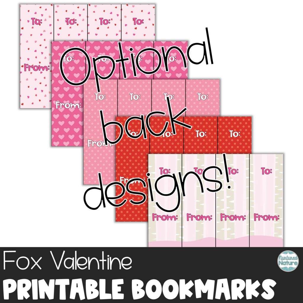 Fox Valentine’s Day Bookmarks - Printable Cards for Students | Made By ...