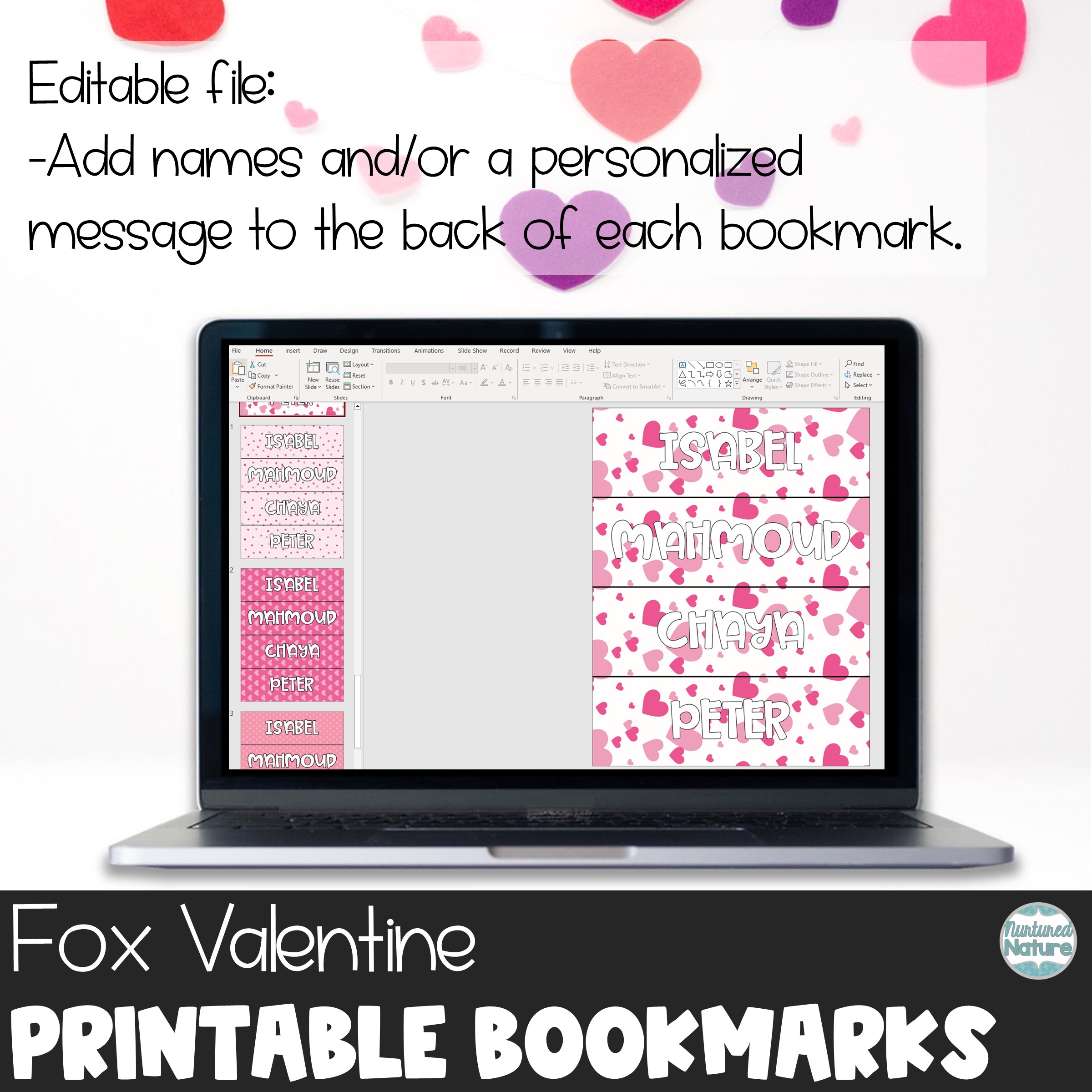 Fox Valentine’s Day Bookmarks - Printable Cards for Students | Made By ...