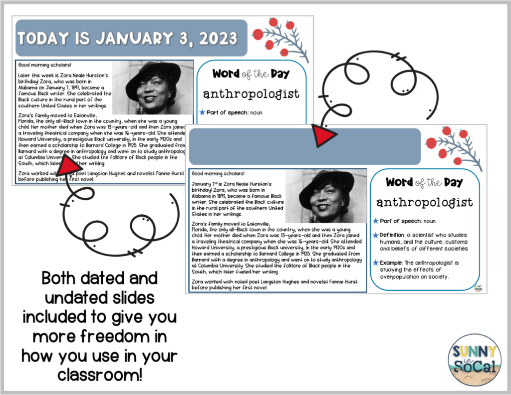 Morning Meeting Messages | January | Made By Teachers
