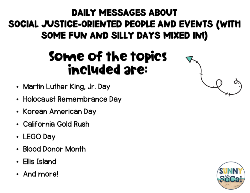 Morning Meeting Messages | January | Made By Teachers