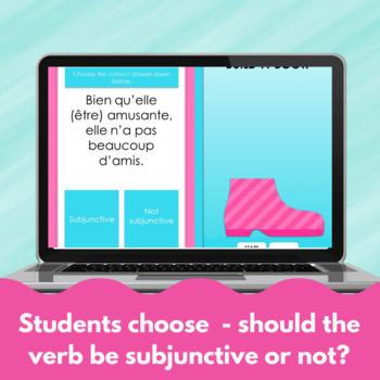 Digital game to practice when to use the French subjunctive | Made By ...