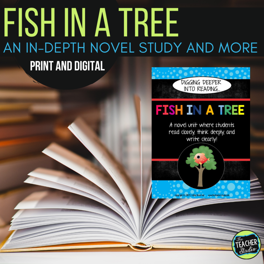 Fish in a Tree Novel Study - Print and Digital Access | Made By Teachers
