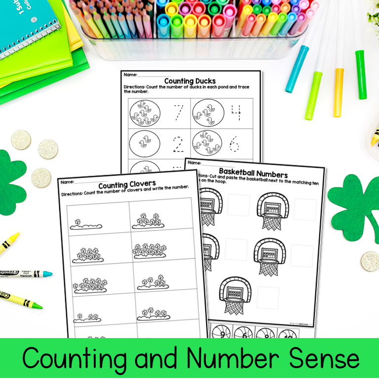 March No Prep Worksheets for Preschool and Pre-K | Made By Teachers
