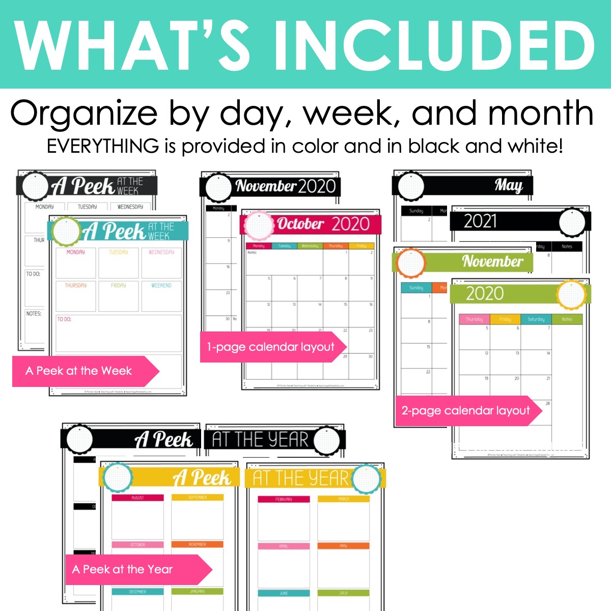 Teacher Planner | EDITABLE Digital & Printable Binder | 2023-2026 ...