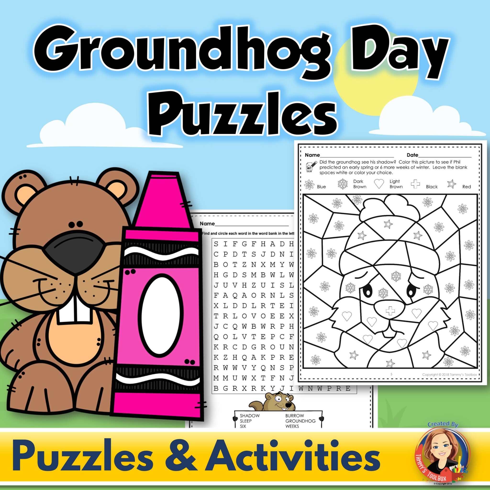 Groundhog Day Activities Worksheets and Puzzle - Made By Teachers