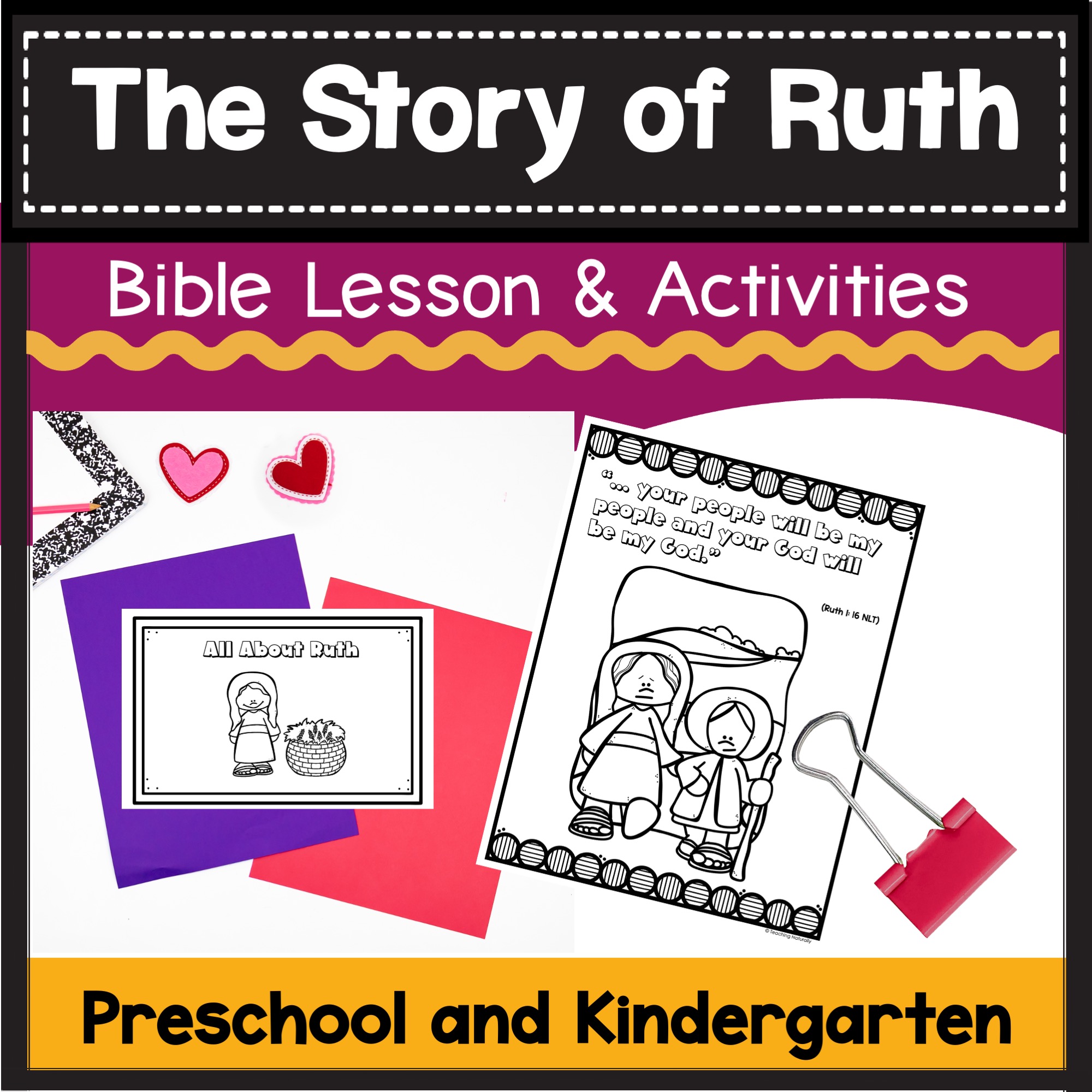Ruth Bible Lesson and Activities | Made By Teachers