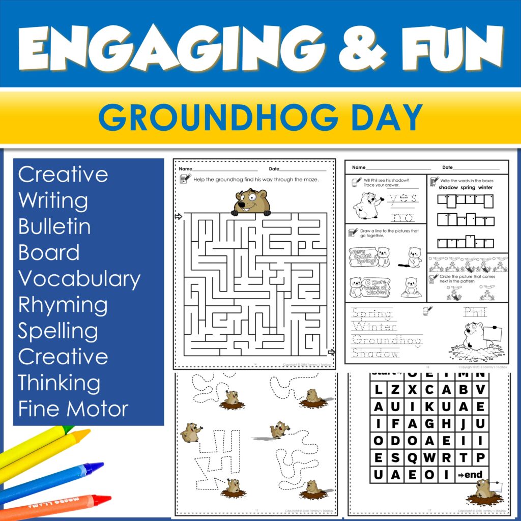 Groundhog Day Activities Worksheets and Puzzle | Made By Teachers