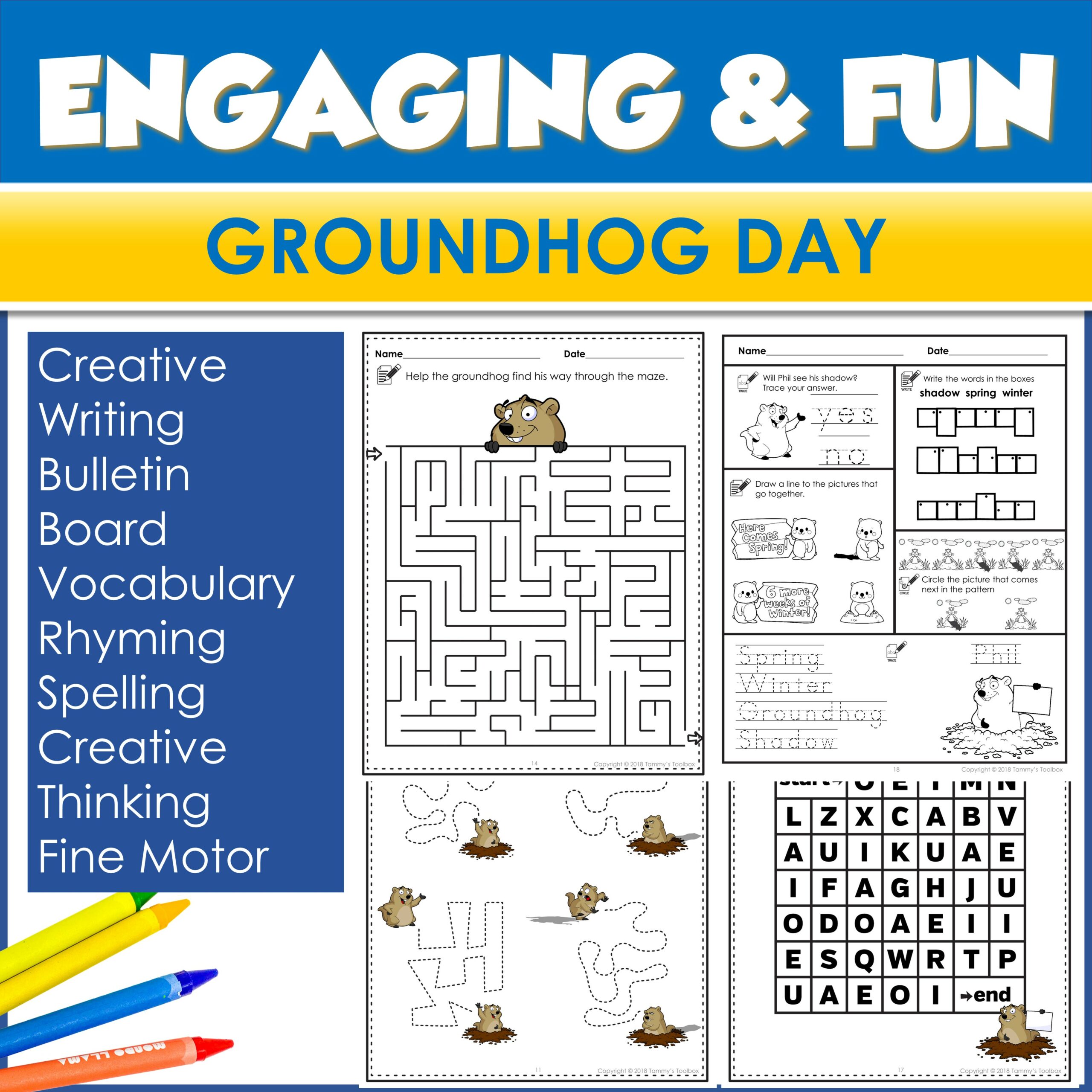 Groundhog Day Activities Worksheets and Puzzle | Made By Teachers