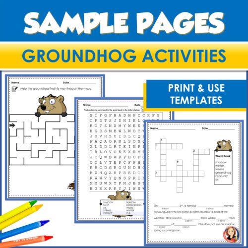 Groundhog Day Activities Worksheets and Puzzle - Made By Teachers