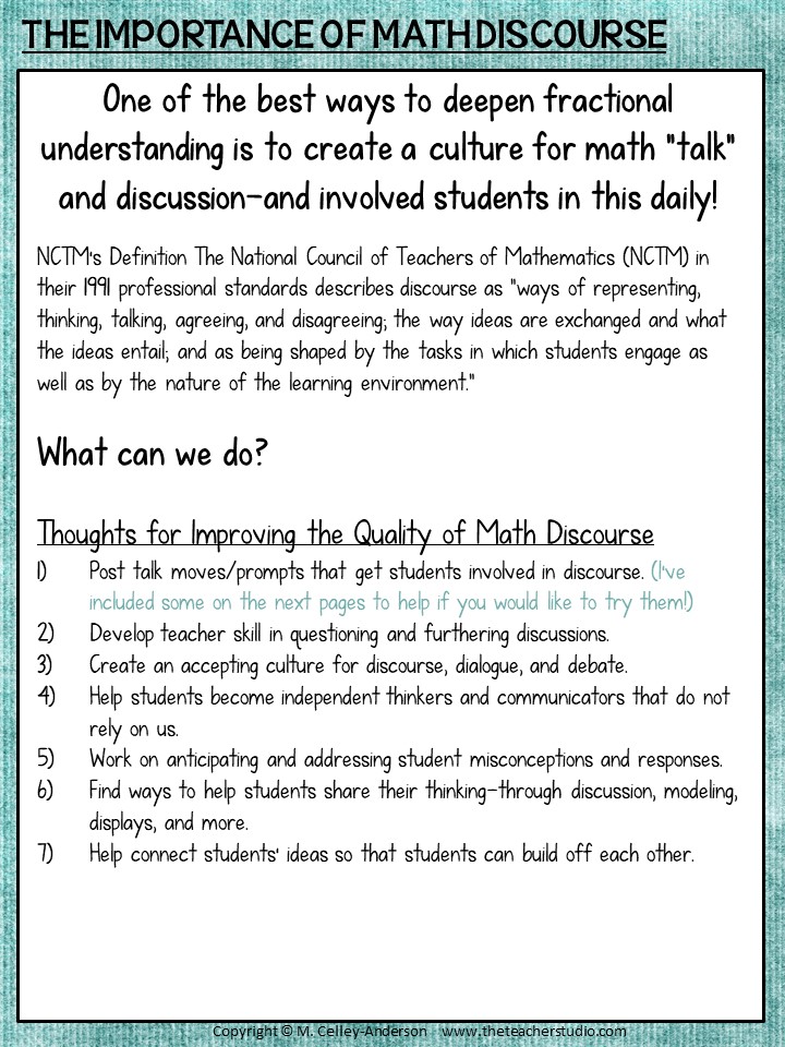 4th Grade Fraction Unit - Conceptual Fraction Activities and Fraction ...