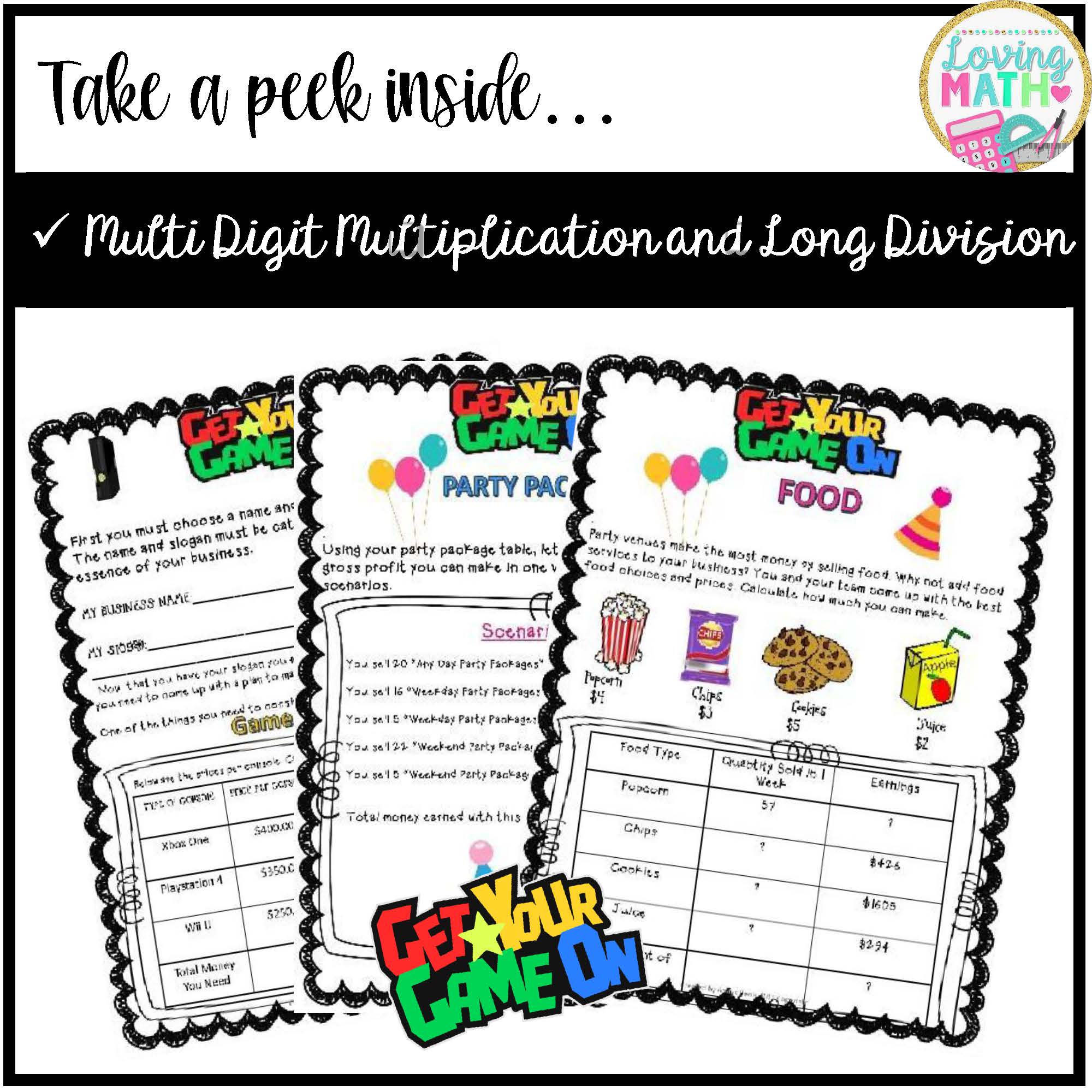 Multiplication and Division Project Based Learning | Made By Teachers