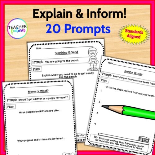 2nd GRADE WRITING PROMPTS Opinion Persuasive Informational Narrative ...