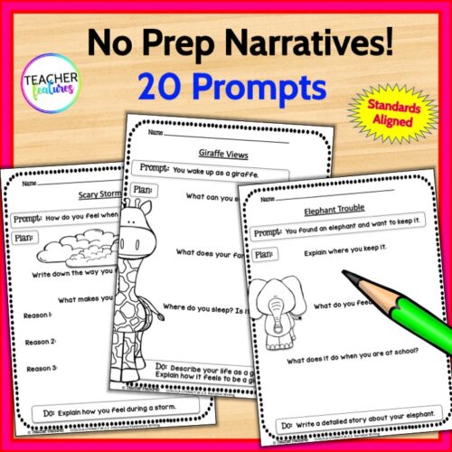 2nd GRADE WRITING PROMPTS Opinion Persuasive Informational Narrative ...