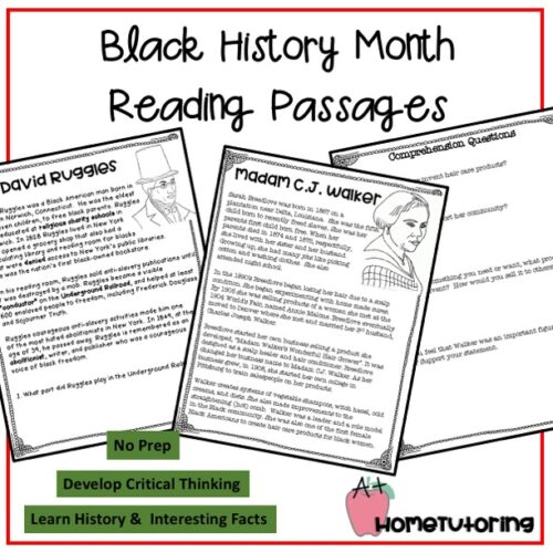 Black History Month Comprehension Passages Gr. 2-5 | Made By Teachers