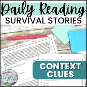 Daily Reading Comprehension Passages ELA Bell Ringers Morning Work Warm ...
