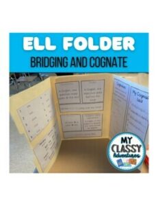 ELL Bridging and Cognate Folder | Made By Teachers