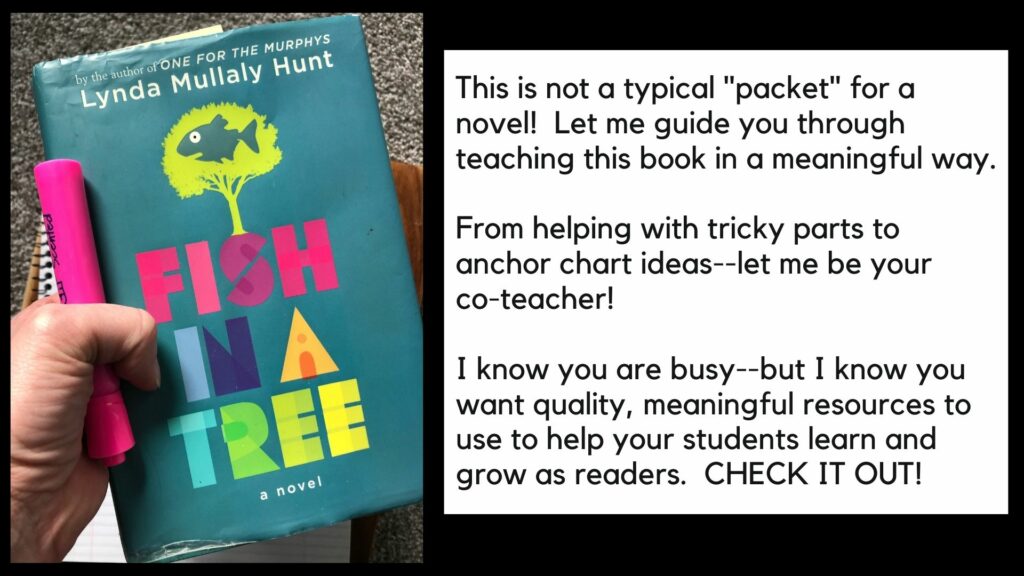 Fish in a Tree Novel Study - Print and Digital Access | Made By Teachers