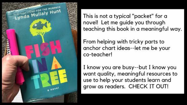 Fish in a Tree Novel Study - Print and Digital Access | Made By Teachers