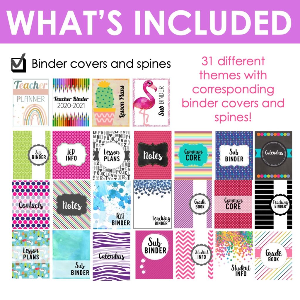 Teacher Planner | EDITABLE Digital & Printable Binder | 2023-2026 ...