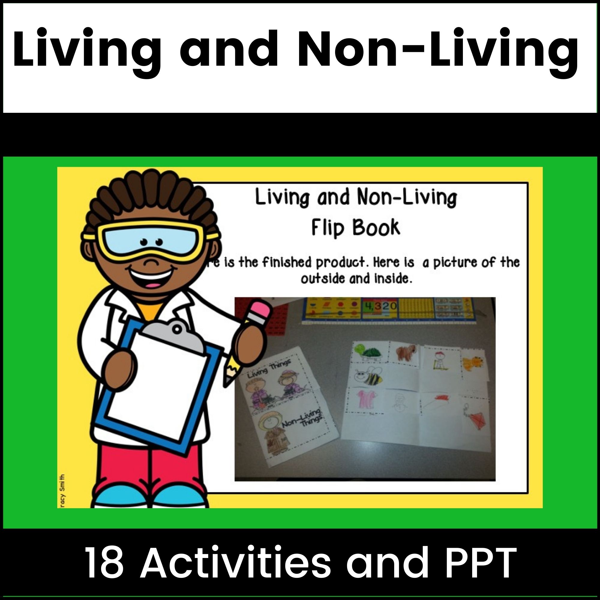 Living and Non-Living Things - Science Unit + PPT - Living and ...