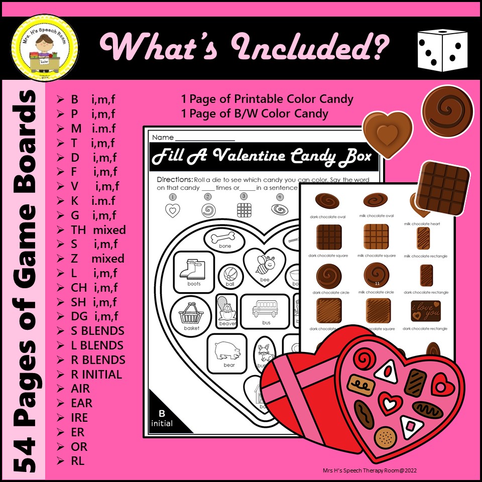 Valentines Day Articulation Activity for Speech Therapy | Made By Teachers