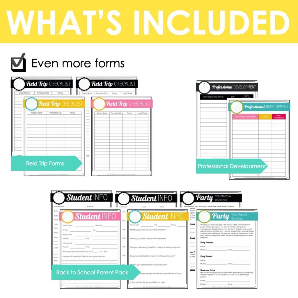 Teacher Planner | EDITABLE Digital & Printable Binder | 2023-2026 ...