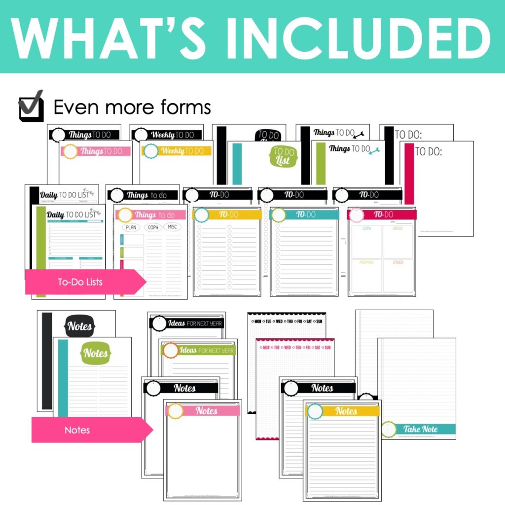 Teacher Planner | EDITABLE Digital & Printable Binder | 2023-2026 ...